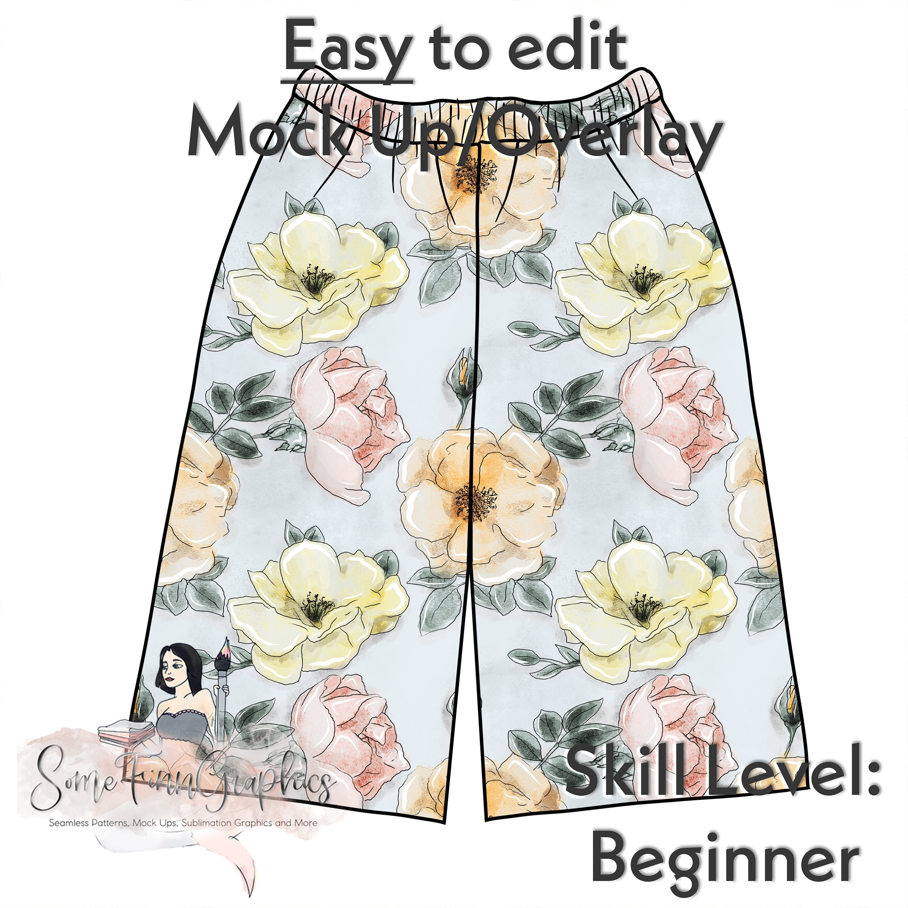 Shorts Mock-up / Short Mock up / Digital Mock up for Clothing - Etsy
