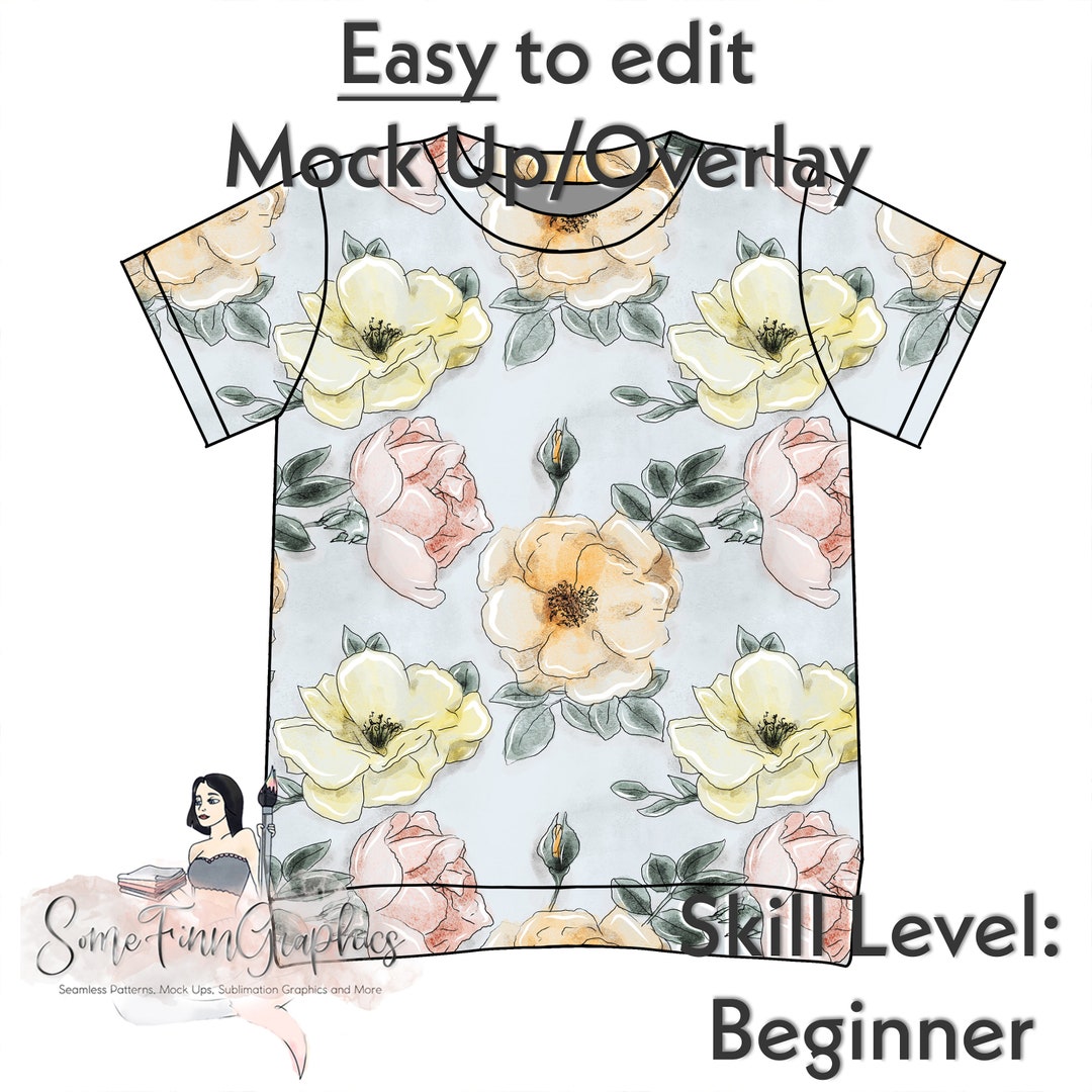 T-shirt Mock-up / Tee Shirt Mock up / Digital Mock up for Clothing ...