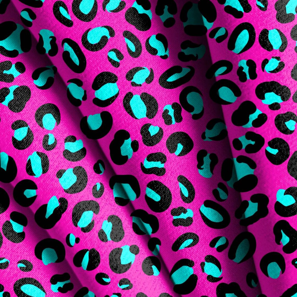 Neon Cheetah Print Seamless Pattern Animal Print Hot Pink - Etsy
