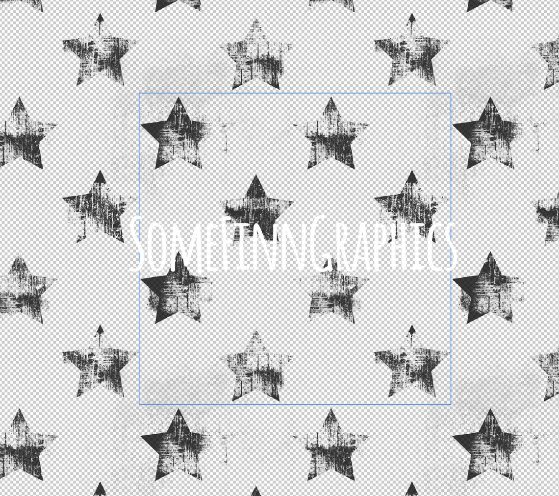 Distressed Stars Digital Paper Seamless Star Pattern - Etsy