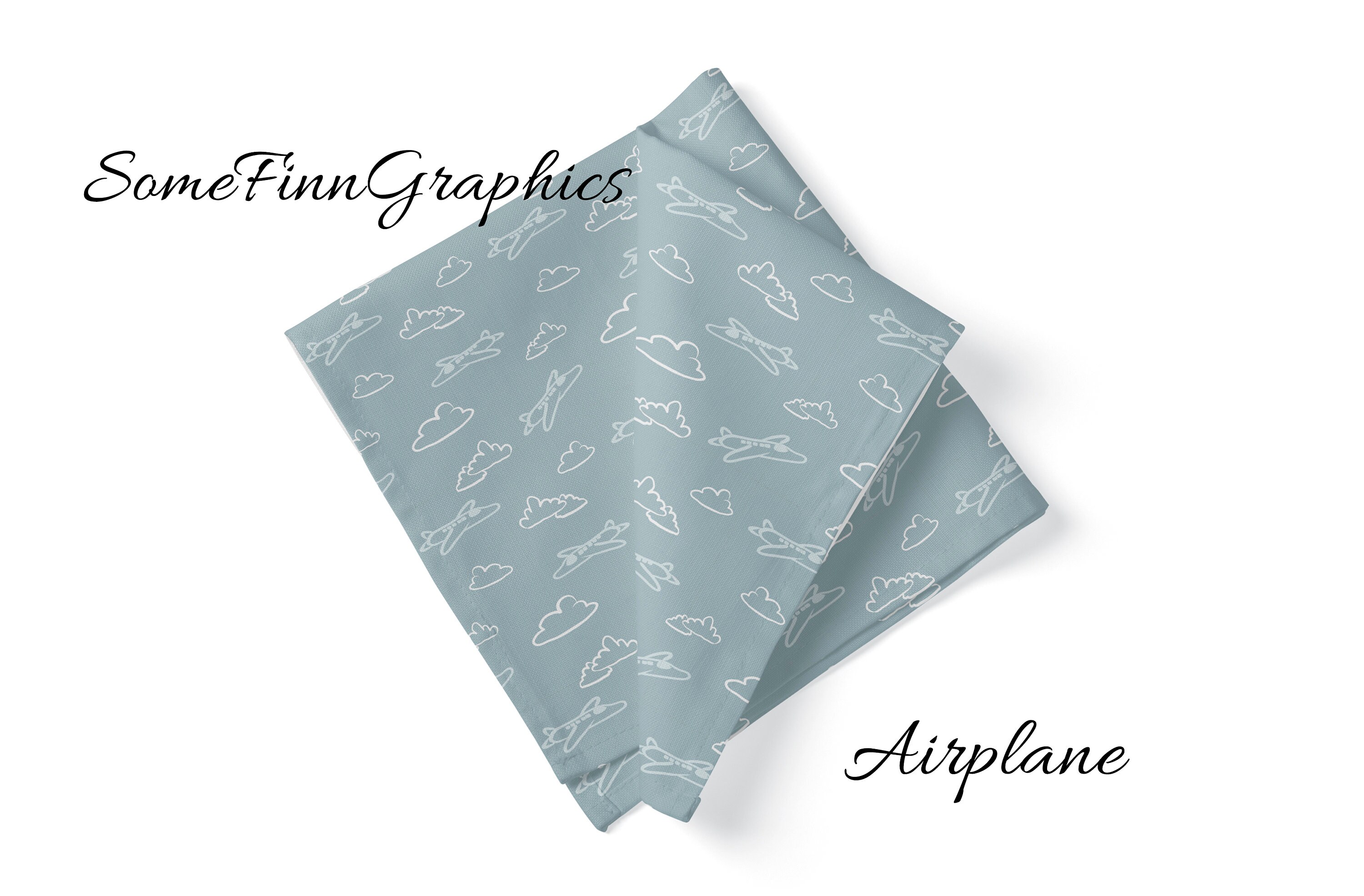 Airplane Digital Paper Seamless Airplane Pattern Plane - Etsy