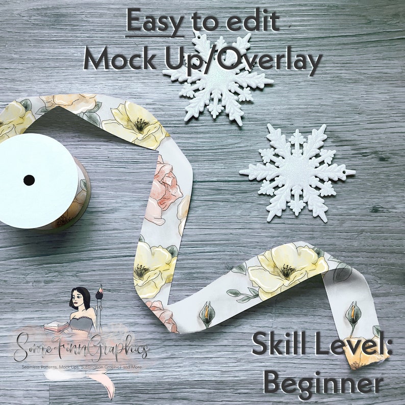 Realistic Ribbon Mock-up / Binding Mock up / Easy Editable - Etsy