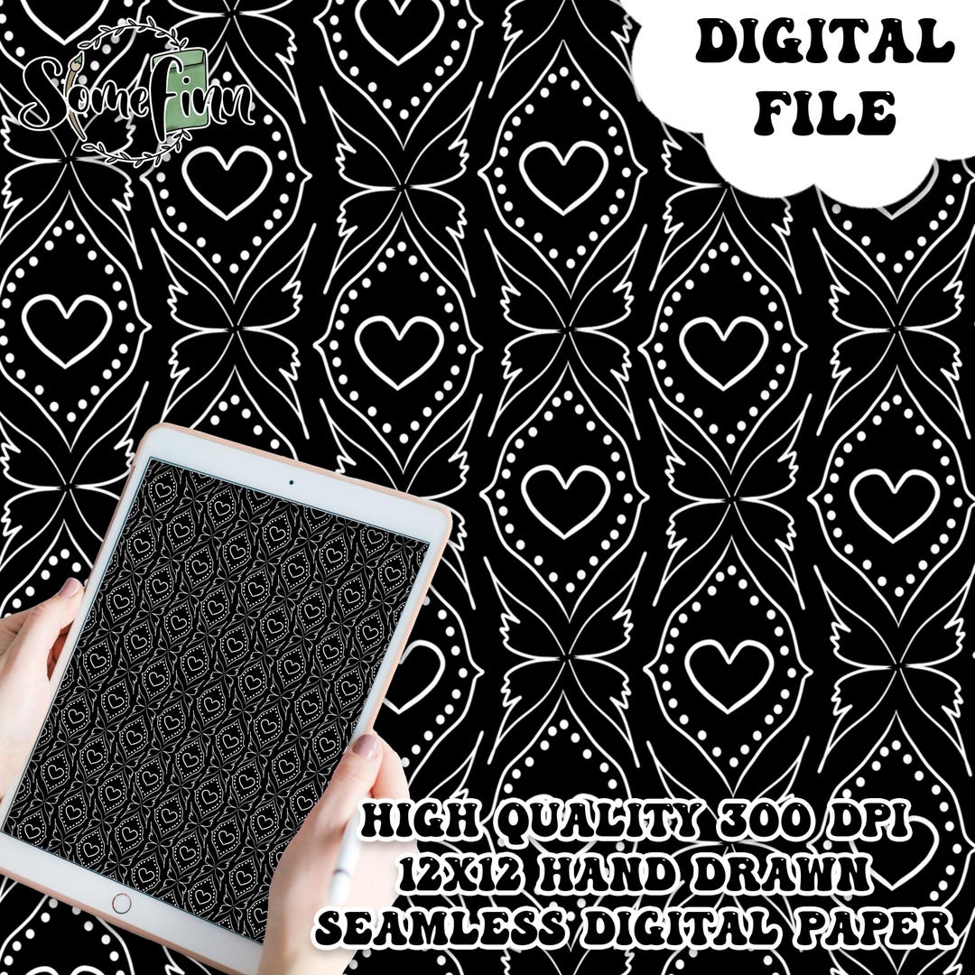 Butterfly Wallpaper Digital Paper - Seamless Vintage Wallpaper Pattern ...