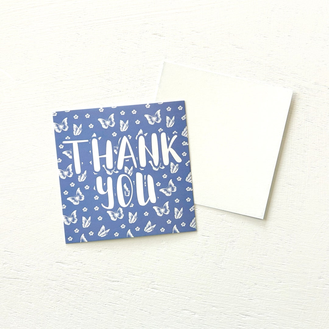 4x4 Packaging Insert Cards Packaging Thank You Card Small - Etsy