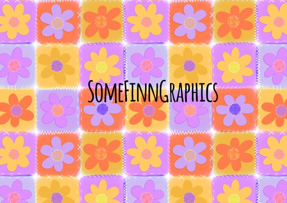 Daisy Floral Digital Paper Seamless Daisies Flower Pattern - Etsy