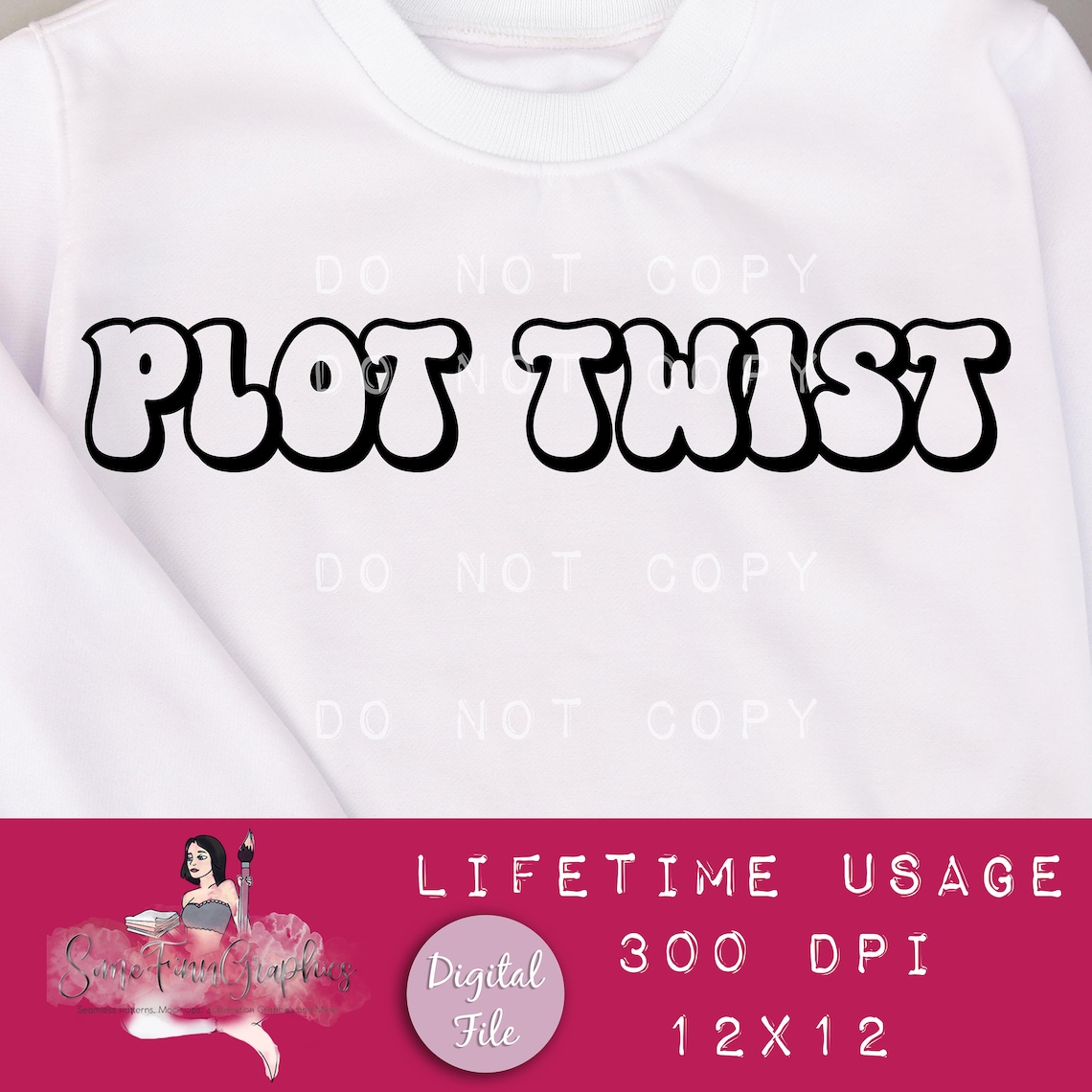 Plot Twist PNG Funny Dramatic Png Trendy Clipart Digital - Etsy