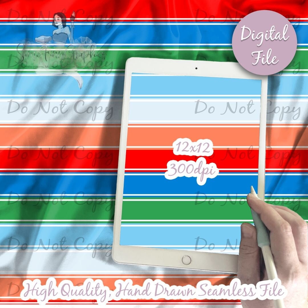 Halloween Stripes Digital Paper Seamless Childs Play Stripe - Etsy