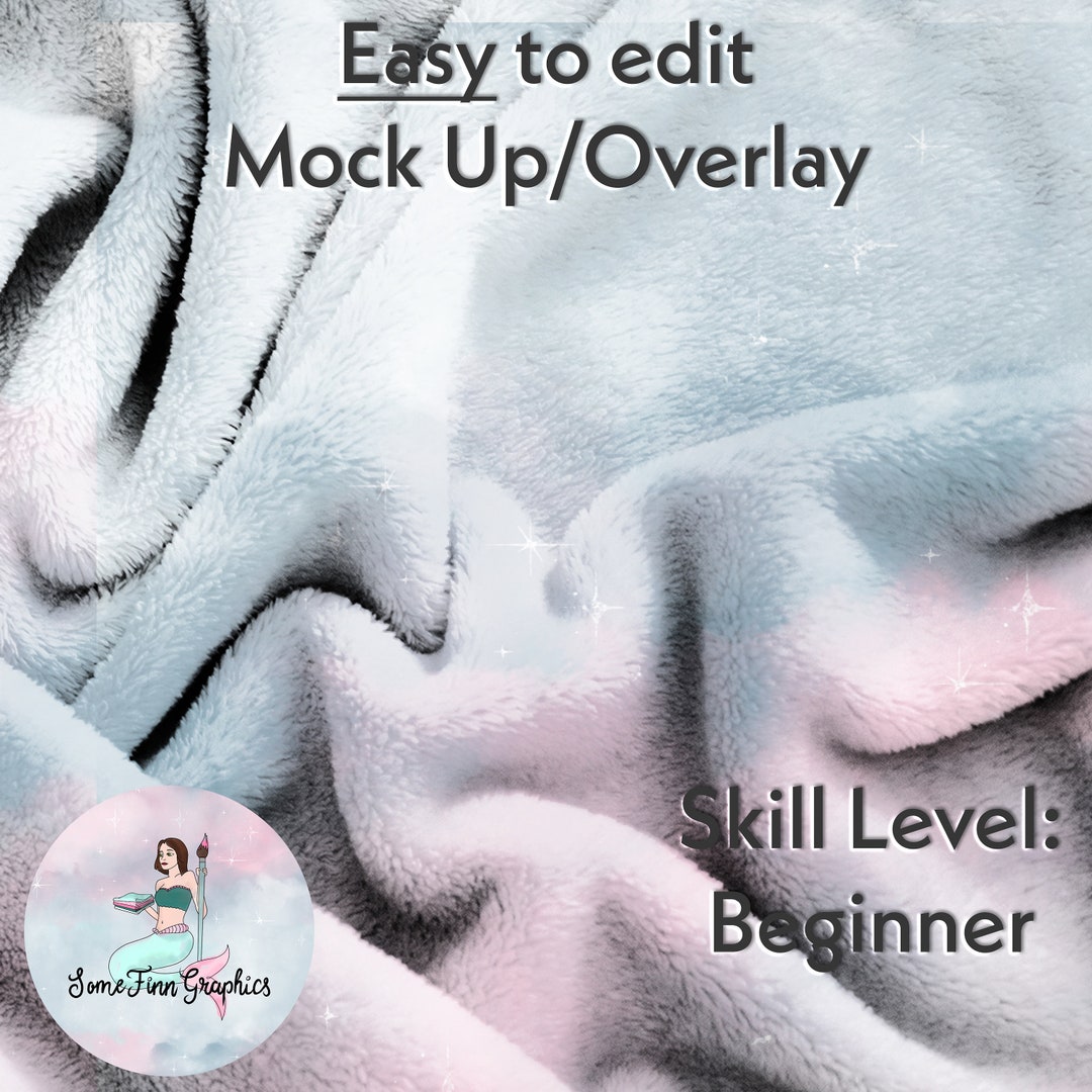 Blanket Realistic Mock-up / Throw Fleece Mock up / Chair Editable From ...