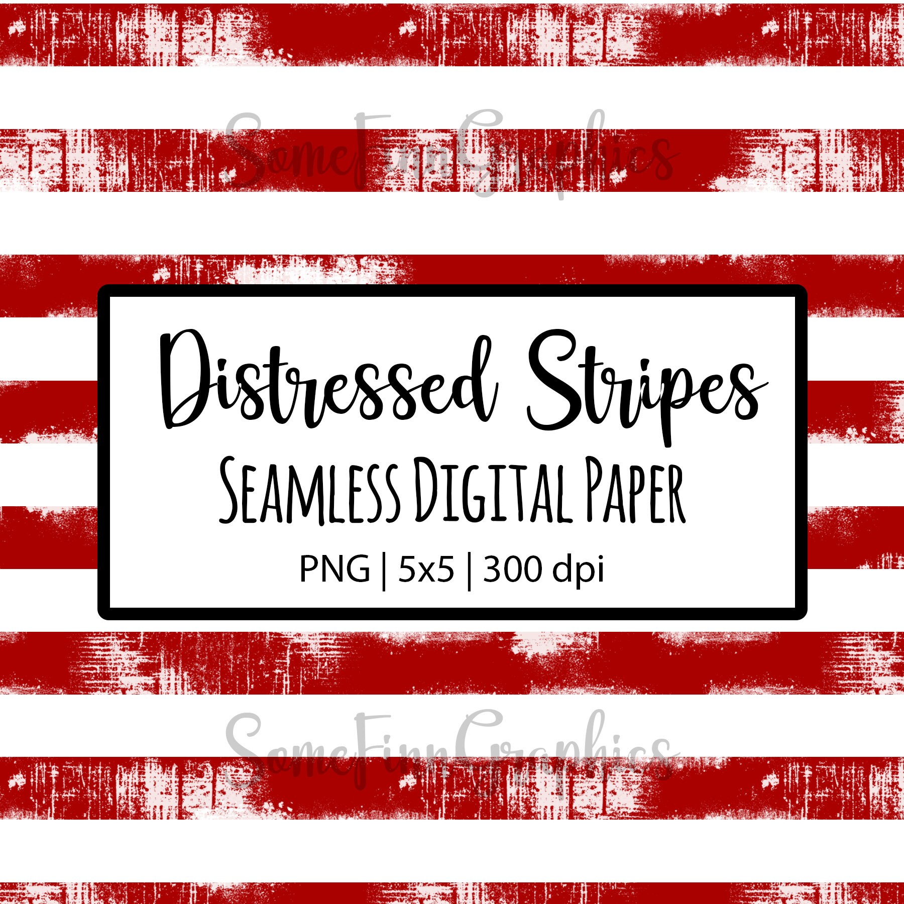 Distressed Red Stripes Digital Paper Seamless 4th of July - Etsy