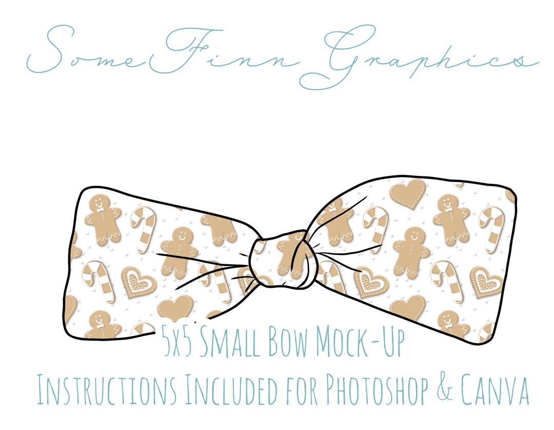 Bow Mock-up / Bows Mock up / Digital Mock up for Hair Bow / Baby ...
