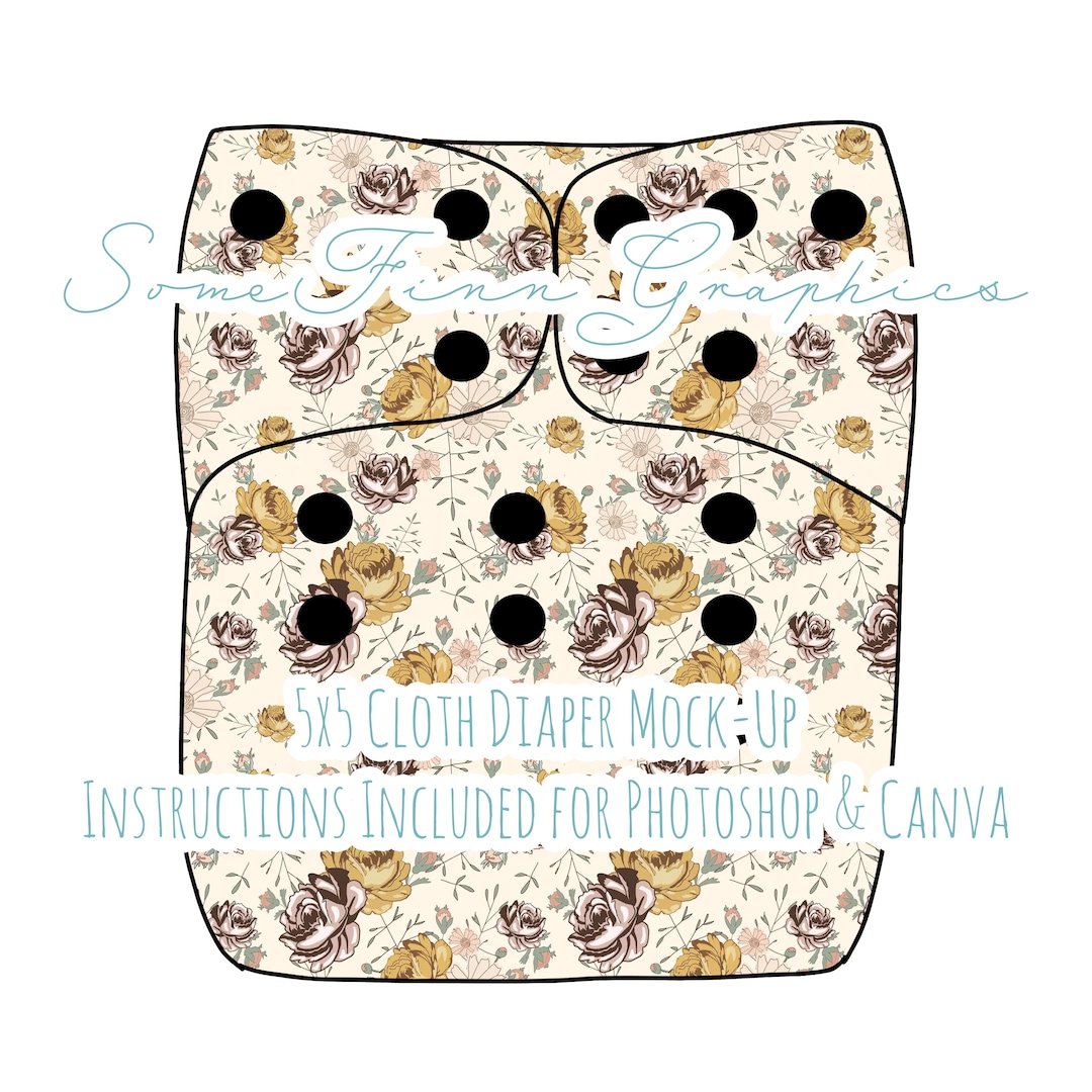 Cloth Diaper Mock-up / Baby Mock up / Digital Mock up for Bloomers ...