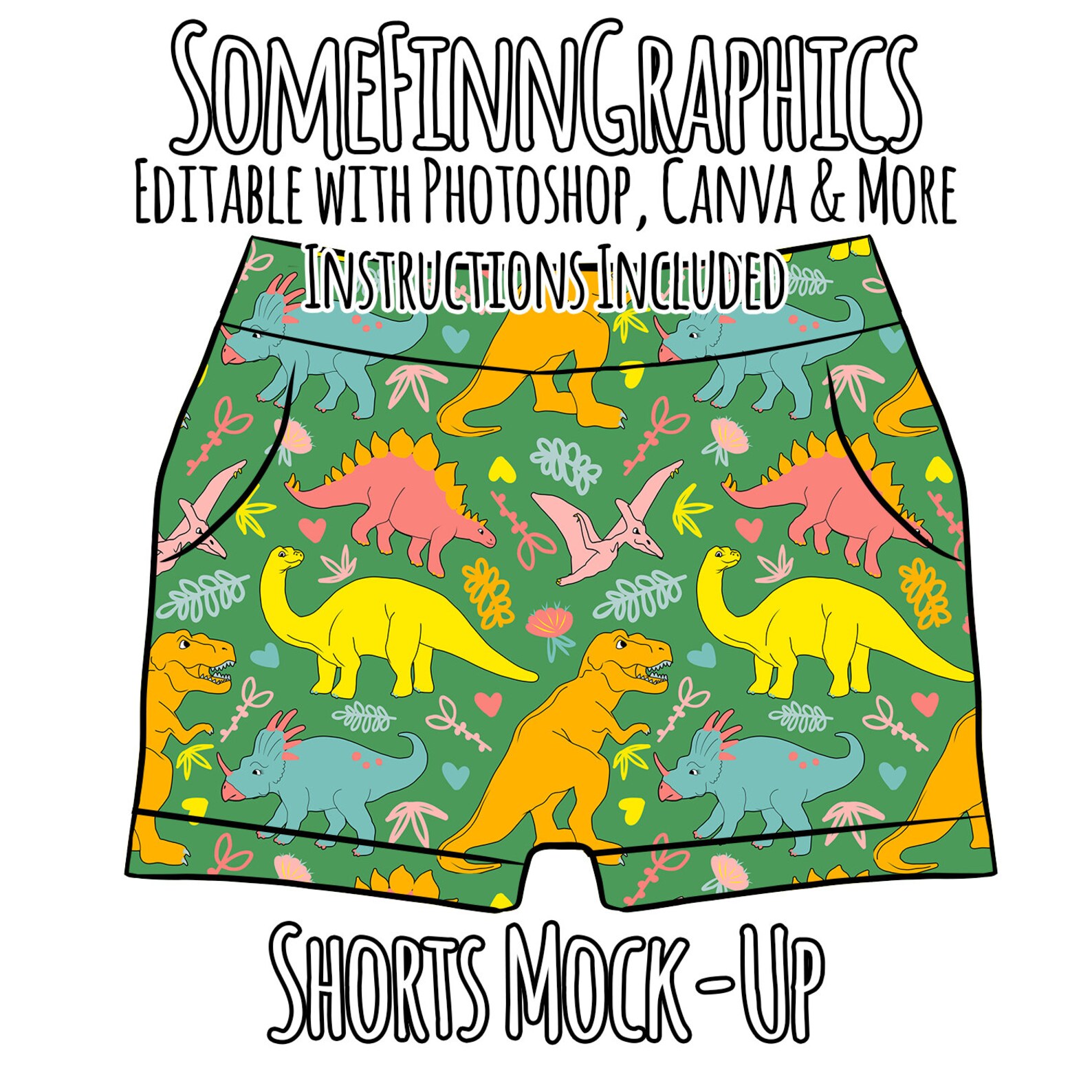Shorts Mock-up / Short Mock up / Digital Mock up for Clothing - Etsy