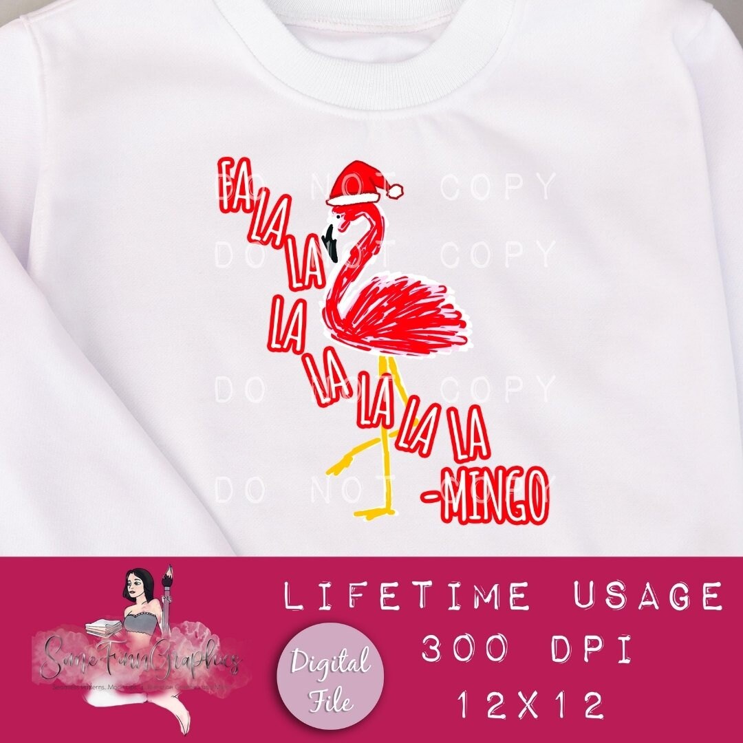 Fa La Mingo Christmas PNG, Flamingo PNG, Christmas Mug PNG, Christmas ...