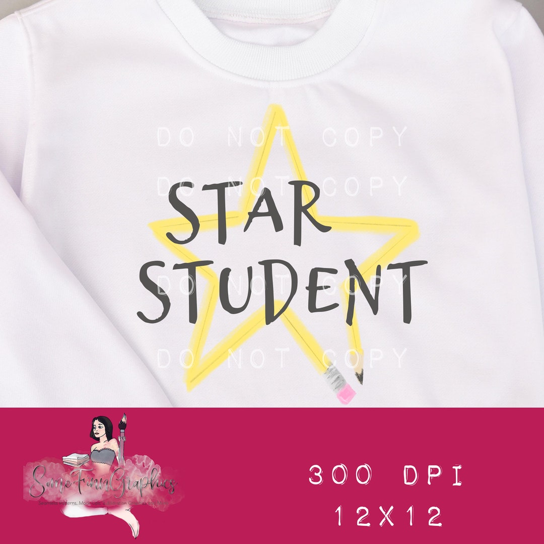 Pencil Star PNG, Back to School Png, Star Student, Teacher Clipart ...