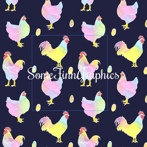 Chicken Digital Paper: Chickens Printables Chicken | Etsy