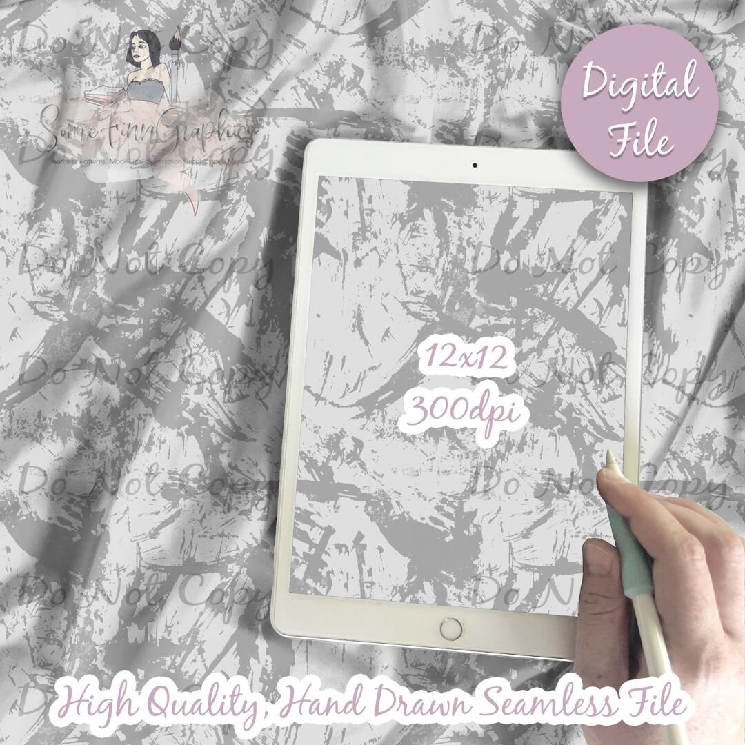 Muted Gray Grunge Texture Seamless Design Pattern / Distressed Plaid ...