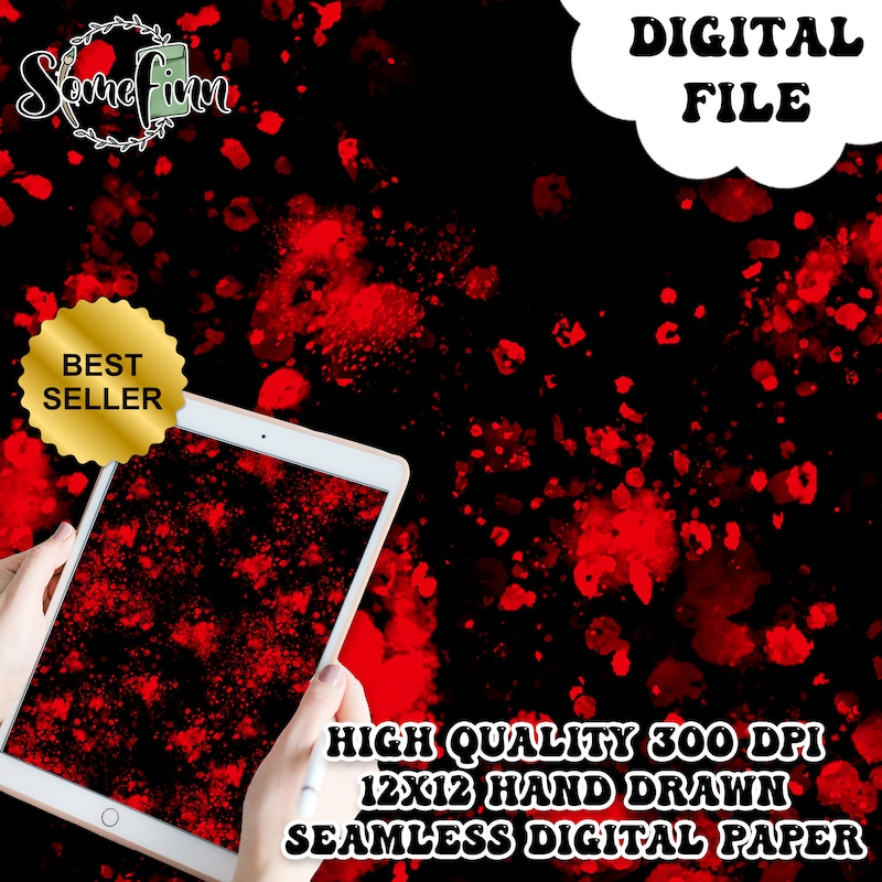 Splatter Fabric - Etsy