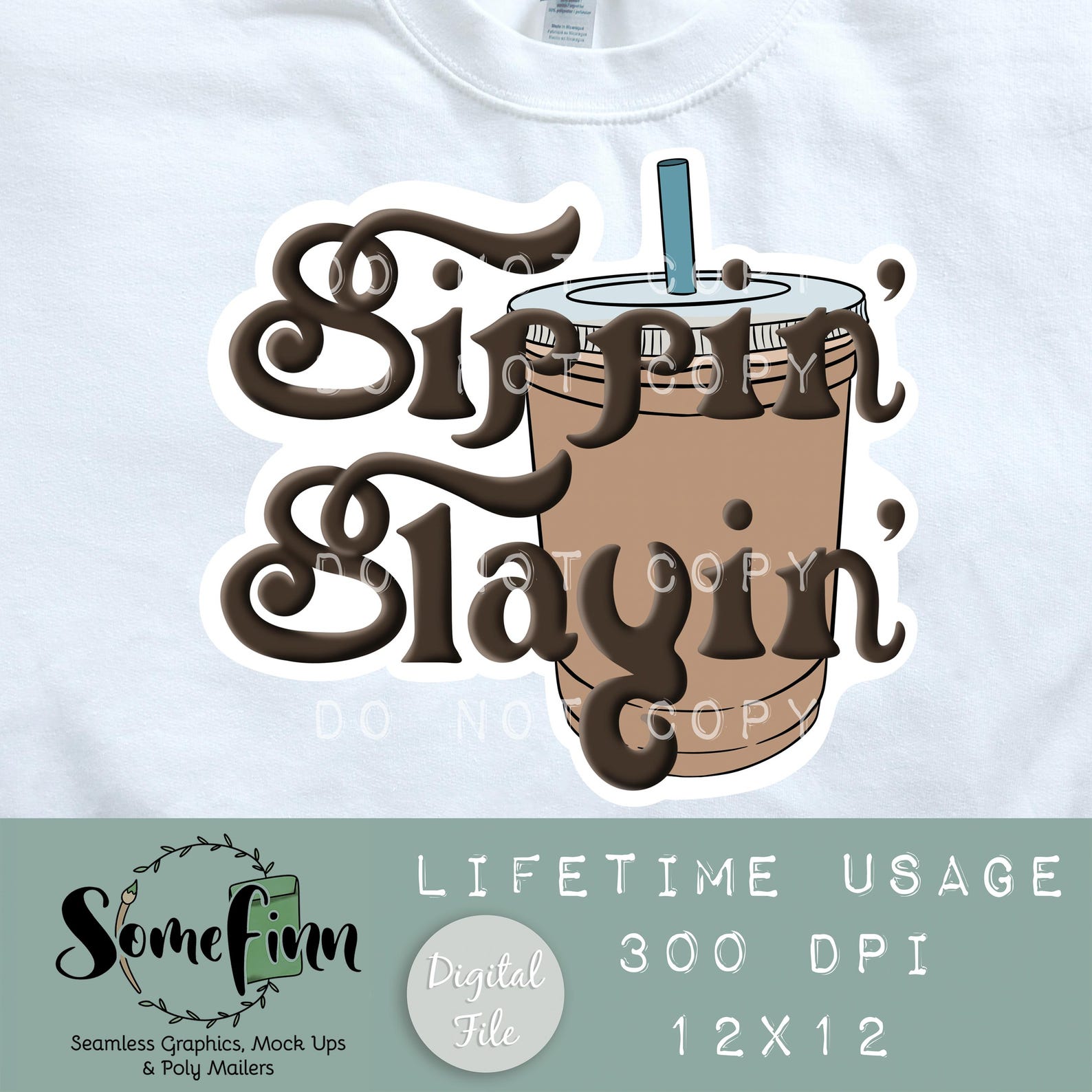 Coffee Sip and Slay List PNG, Relatable Png, Trendy Clipart, Caffeine ...