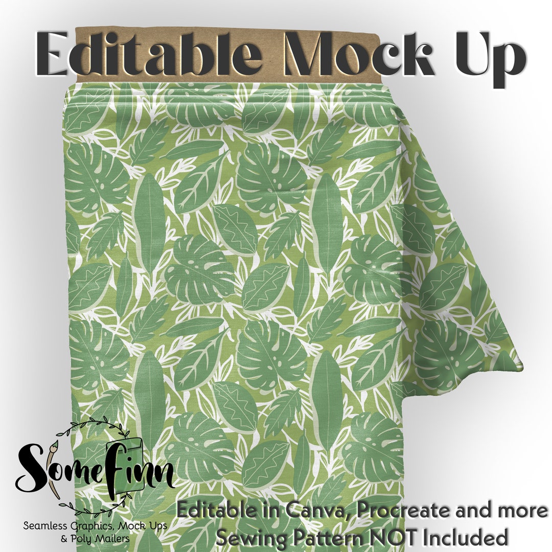 Fabric Bolt Realistic Mock-up / Stacked Textile Mock up / Zoom Closeup ...