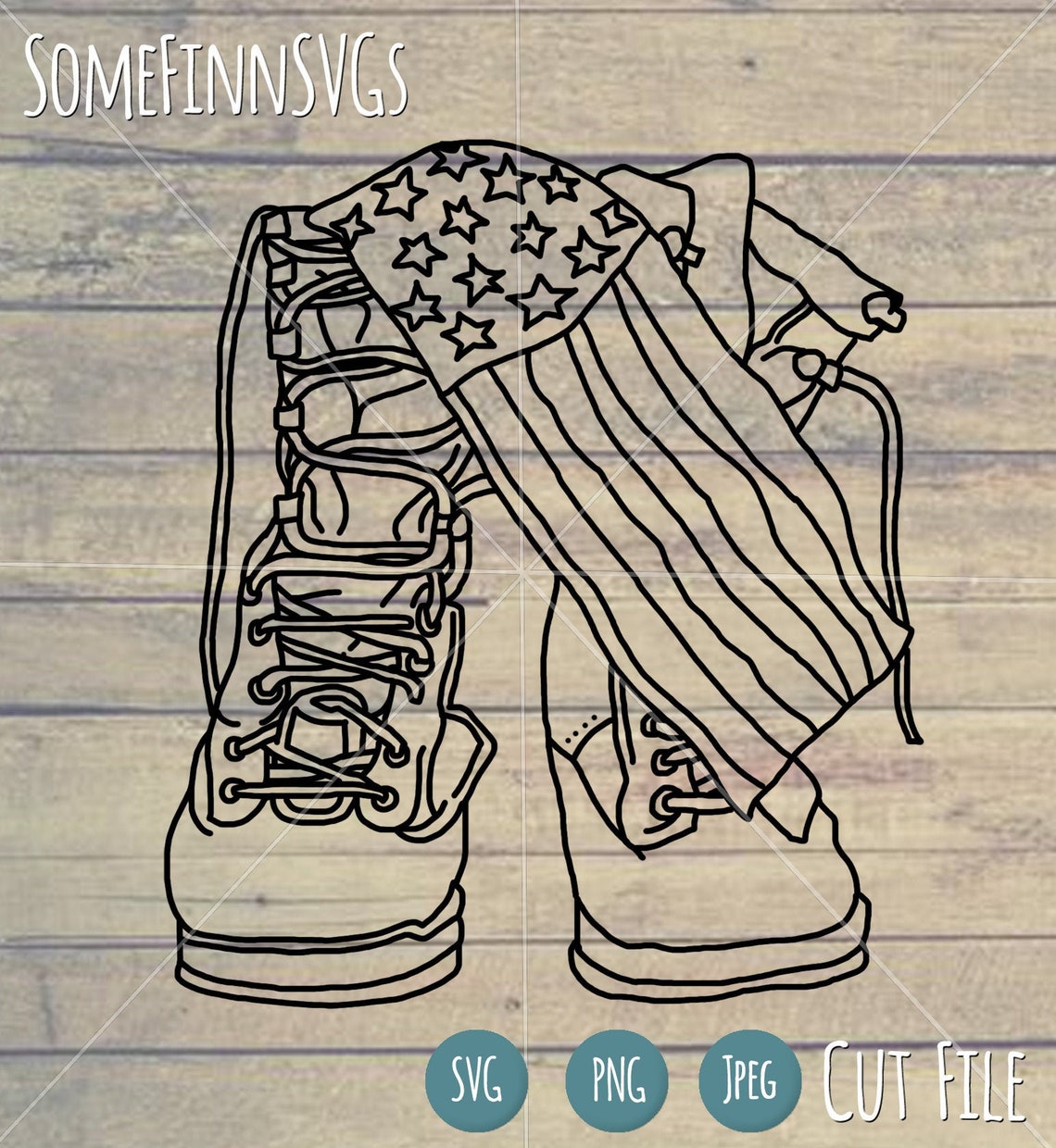 Military Boots SVG American Flag Embroidery Design Military - Etsy