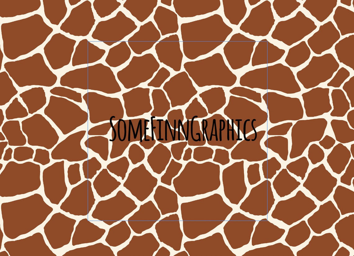 Giraffe Print Digital Paper Seamless Pattern for Fabric and | Etsy