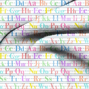 Alphabet Seamless 12x12 Digital Paper | Fabric ABC Pattern Download ...