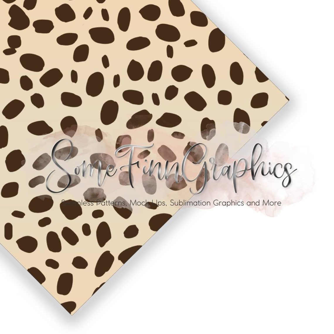 Cheetah Print Digital Paper, Seamless Pattern for Fabric and Scrapbook ...
