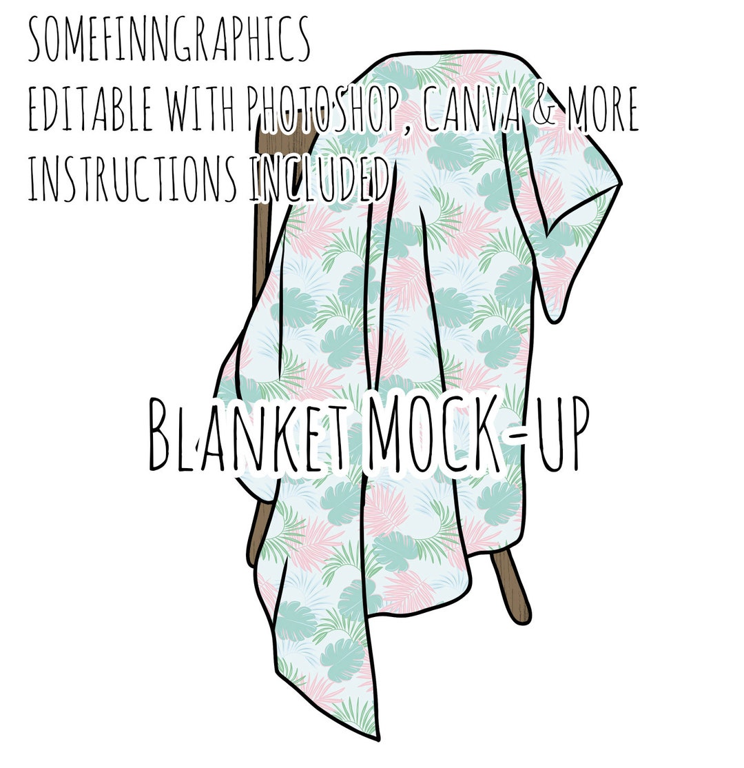 Blanket Mock-up / Fabric Mock up / Digital Mock up for Quilt Fabrics ...