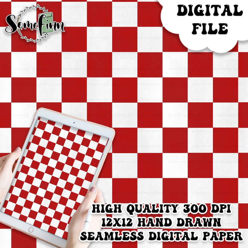 Checker Wallpaper - Etsy