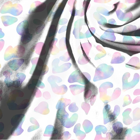 Pastel Leopard Cheetah Print Digital Paper Seamless Tie Dye - Etsy
