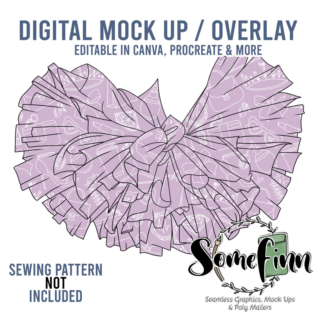 Tutu Skirt Mock-up / Skirt Mock up / Digital Mock up for Clothing ...