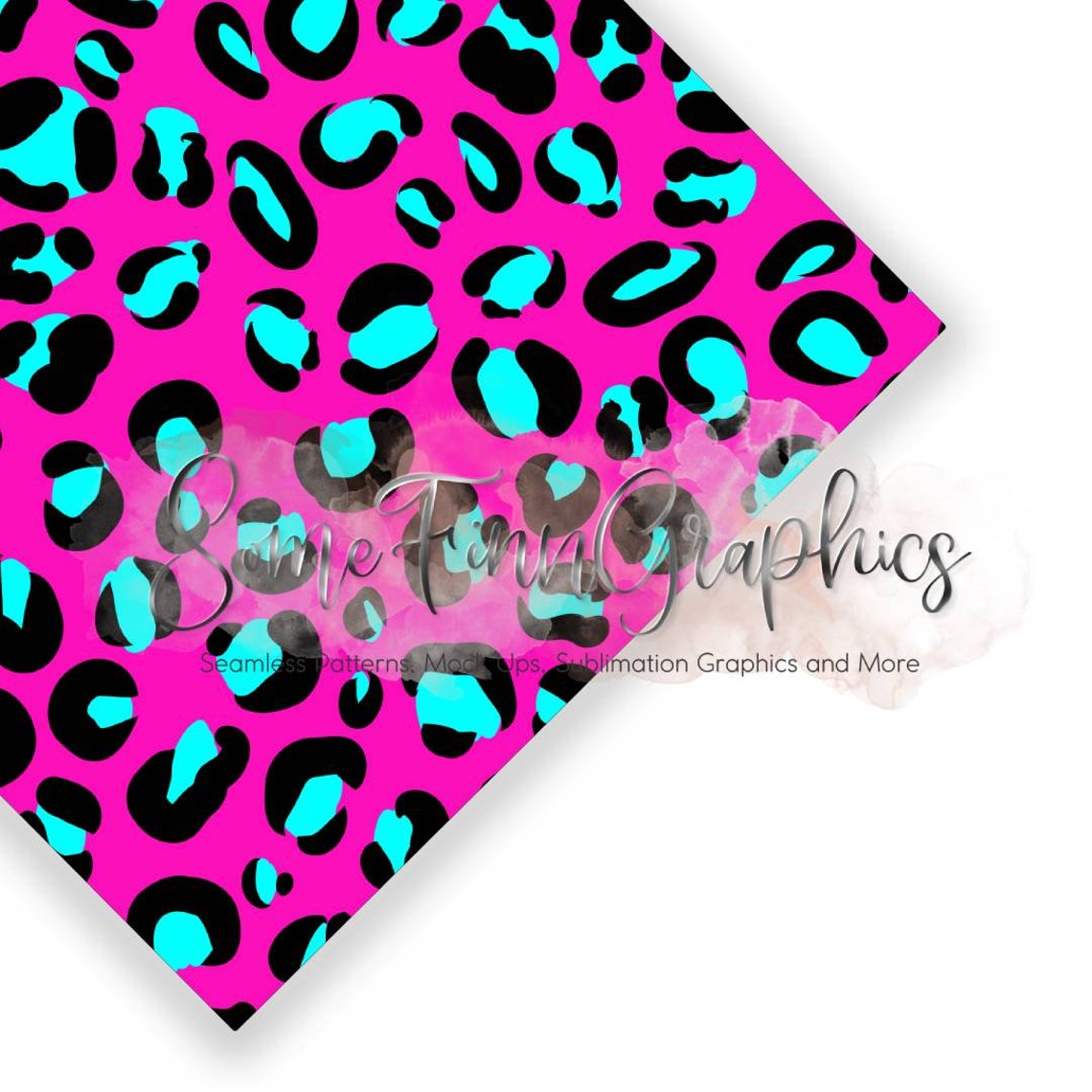 Neon Cheetah Print Seamless Pattern Animal Print Hot Pink - Etsy