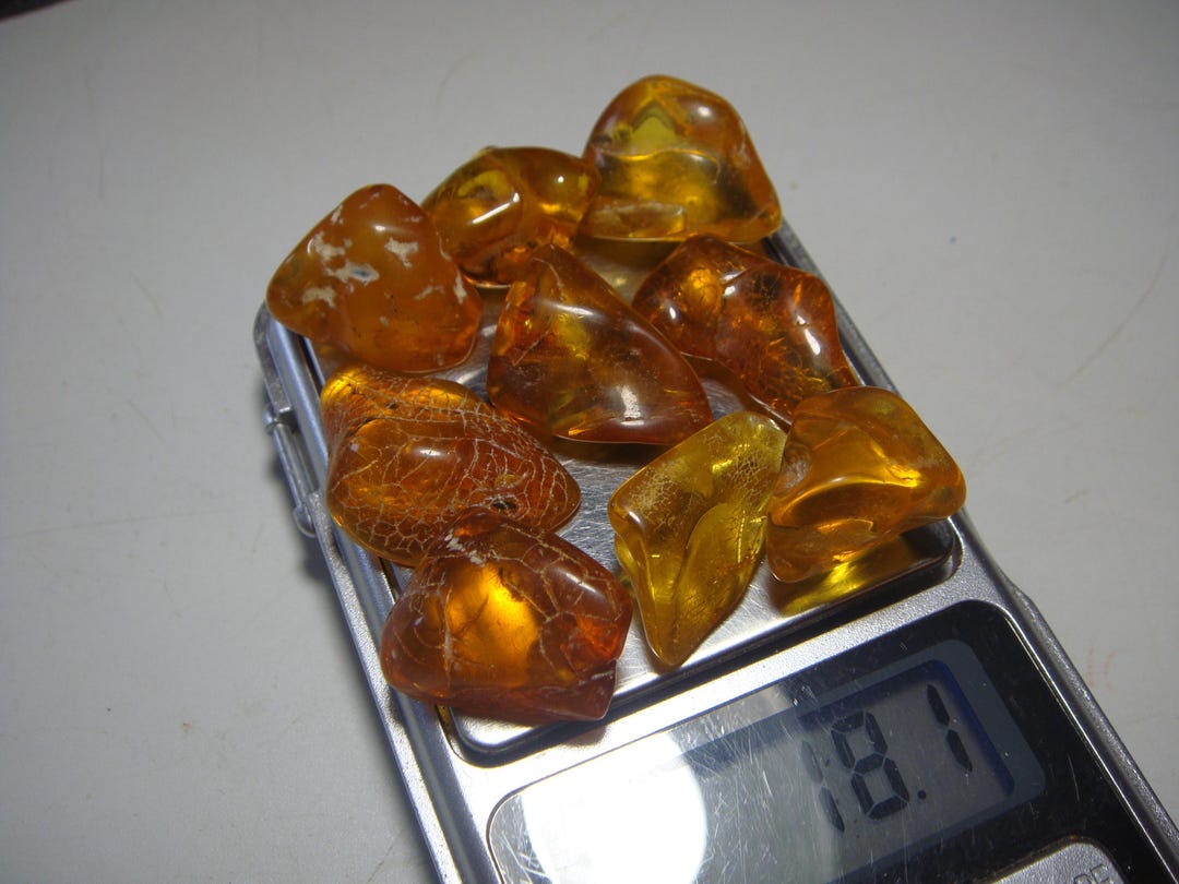 AMBER BALTIC / Raw Baltic Amber Stone Stones Bernstein Natural Bursztyn ...