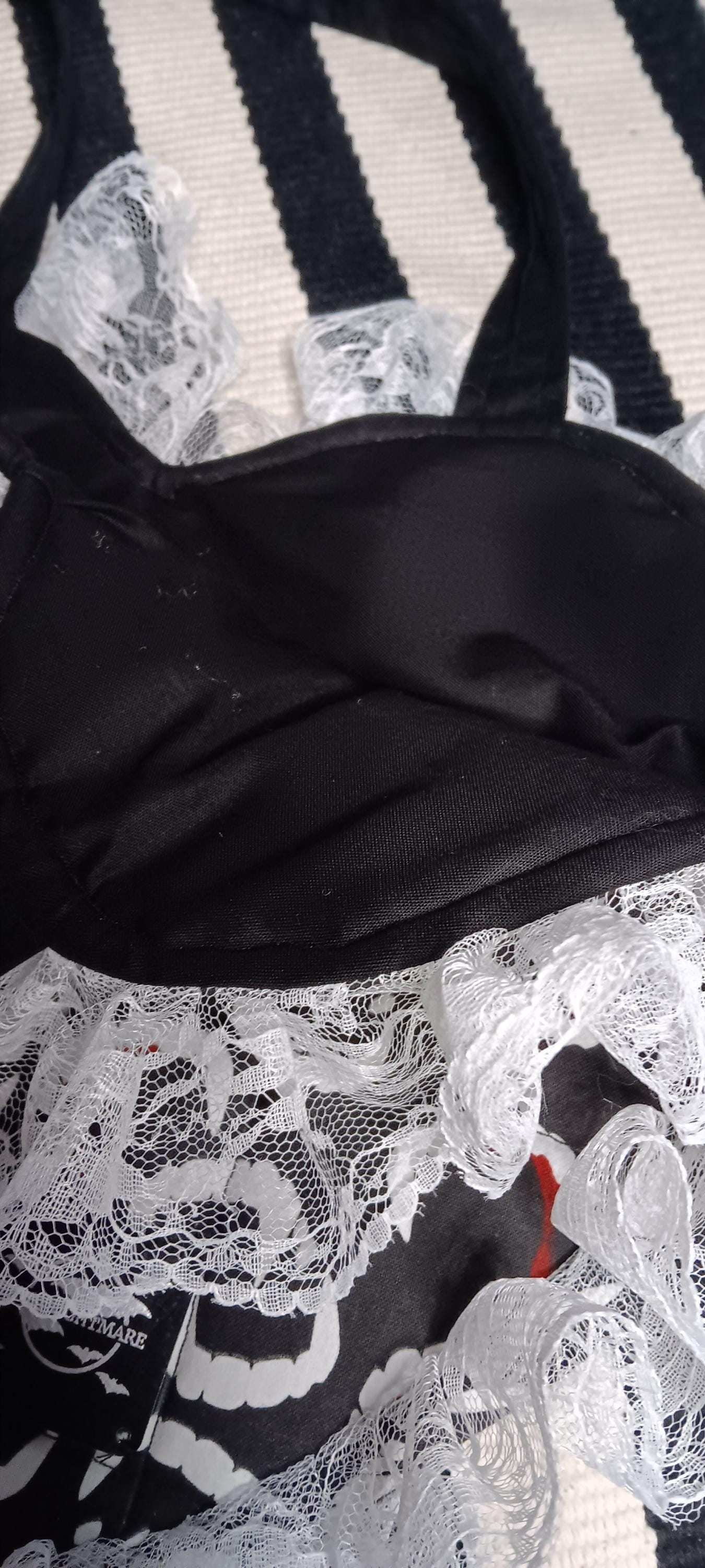 Vampire Fang Heart Shaped Quilted Tote Bag Handmade, Valentines ...