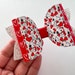 Snoopy Bow Red Glitter Hair Bow Valentines Glitter Bow - Etsy