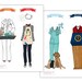 Career Paper Dolls, Dress-up Outfits, Role Play (PDF Download) - Etsy