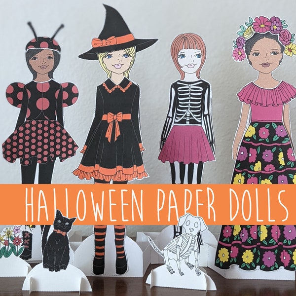 Skeleton Paper Doll - Etsy