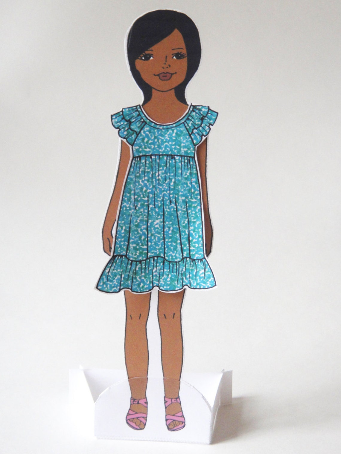 Printable Paper Doll Package-sasha-pdf Instant Download-digital Paper ...