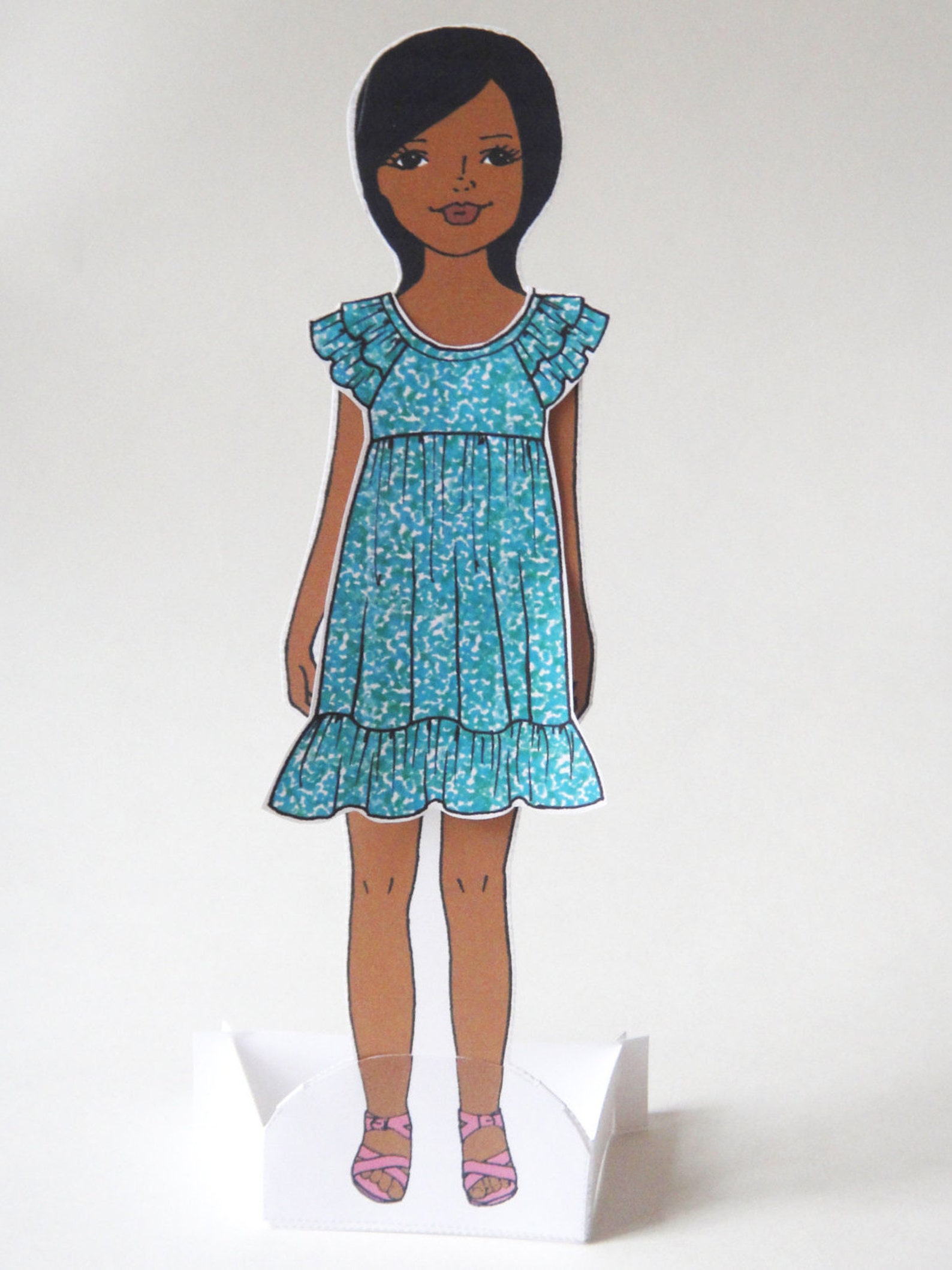 Printable Paper Doll Package-sasha-pdf Instant Download-digital Paper ...