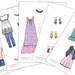 Printable Paper Doll Package-paper Dolls to Color-digital Paper Doll ...