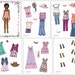 Printable Paper Doll Package-sasha-pdf Instant Download-digital Paper ...