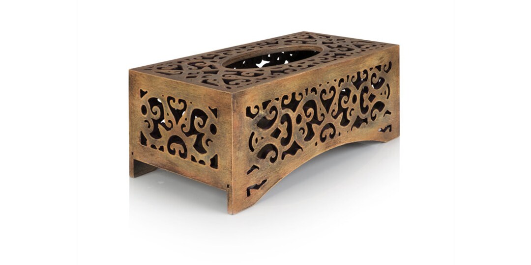 Tissue Box Cover Handmade Wooden Box Beige-brown Handmade - Etsy