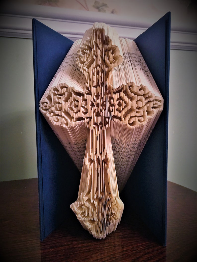 Cross Book Folding PATTERN ONLY - Etsy