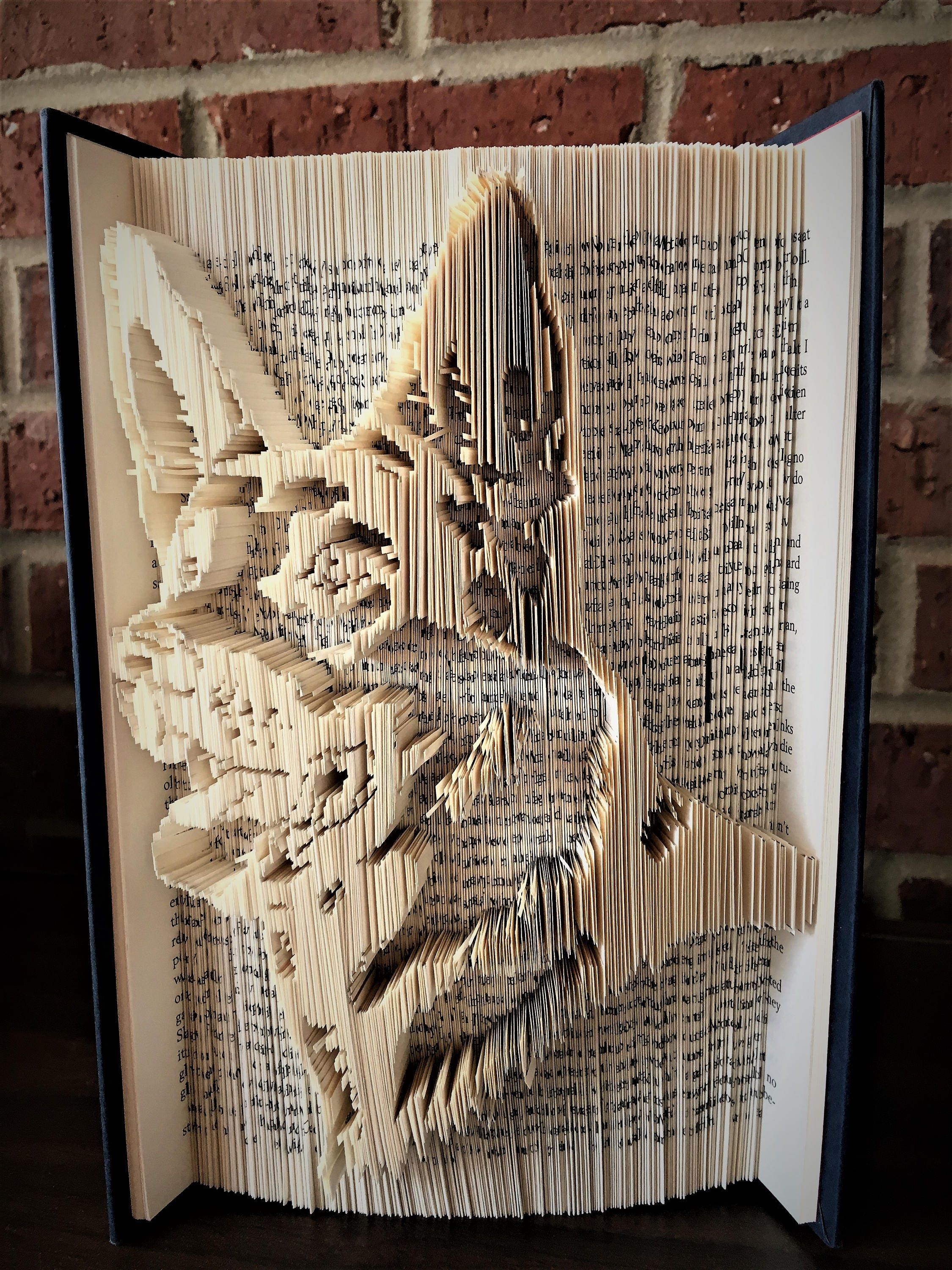German Shepard/belgian Malnois Book Folding | Etsy