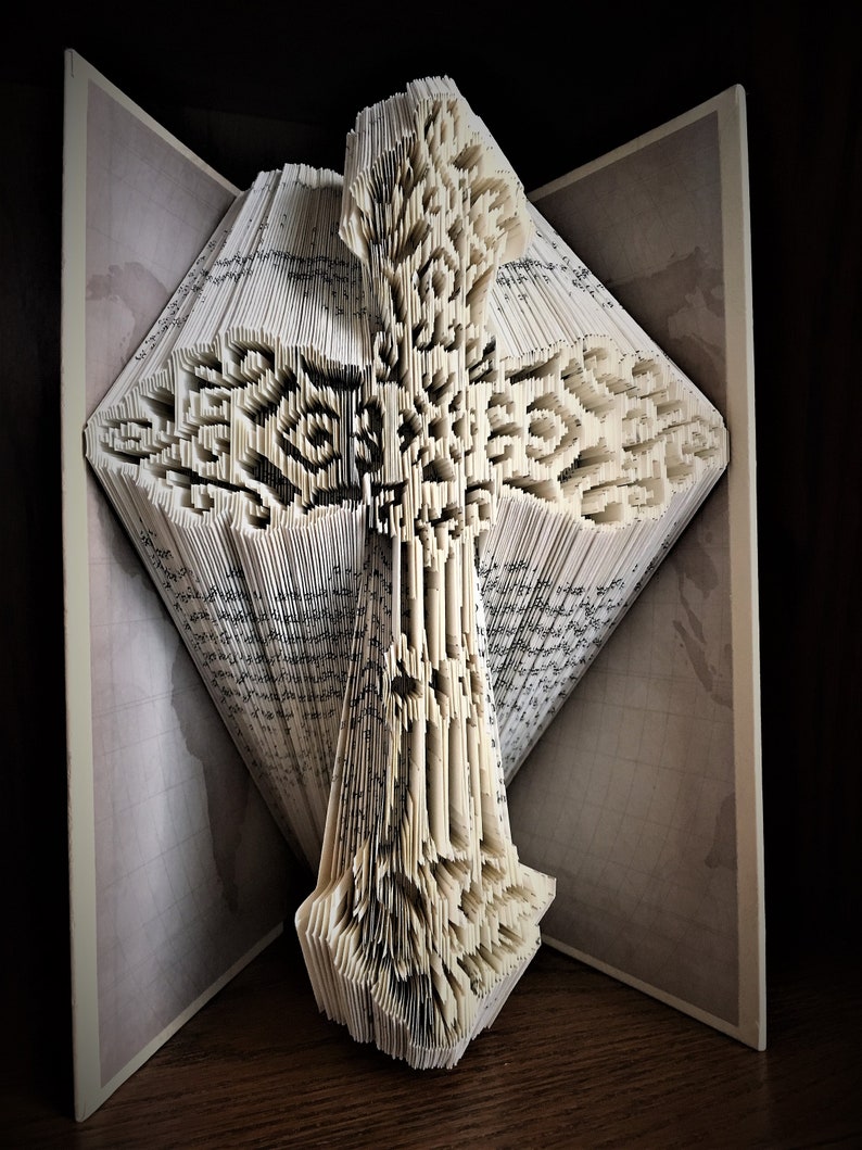 Cross Book Folding PATTERN ONLY - Etsy