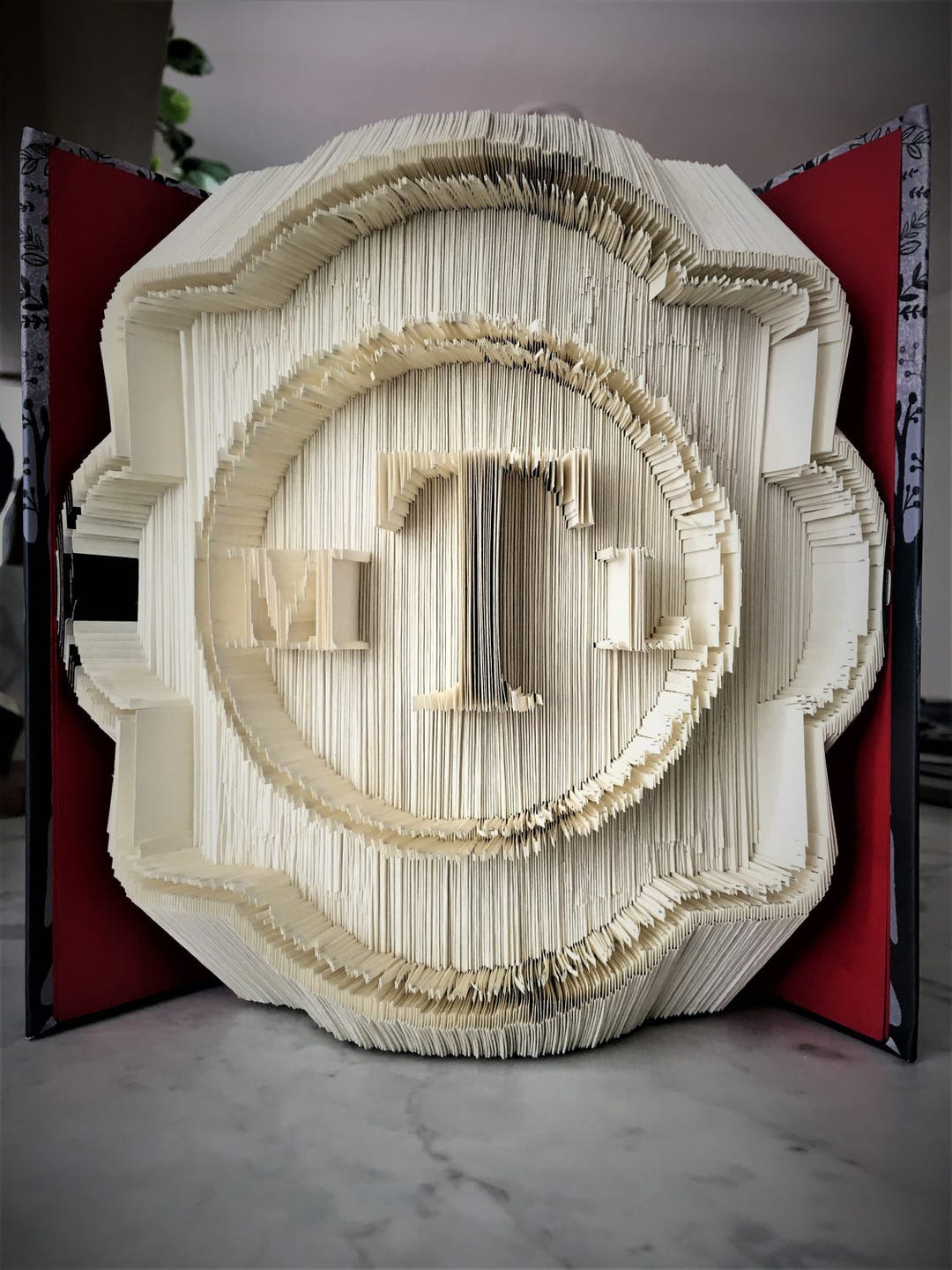 Custom Monogram Book Folding - Etsy