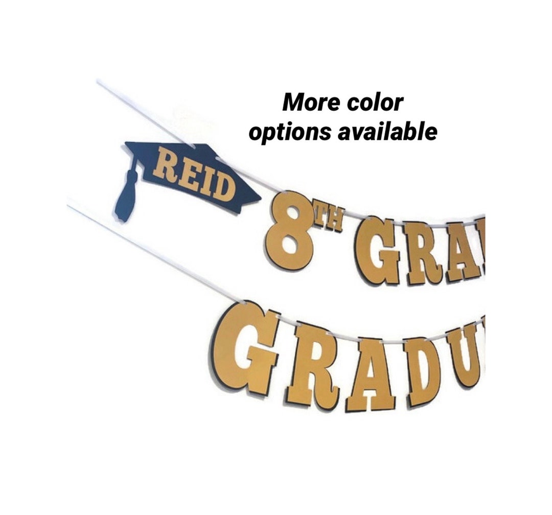 8th Grade Graduation, 8th Graduation Banner , Graduation Banner, 8th ...