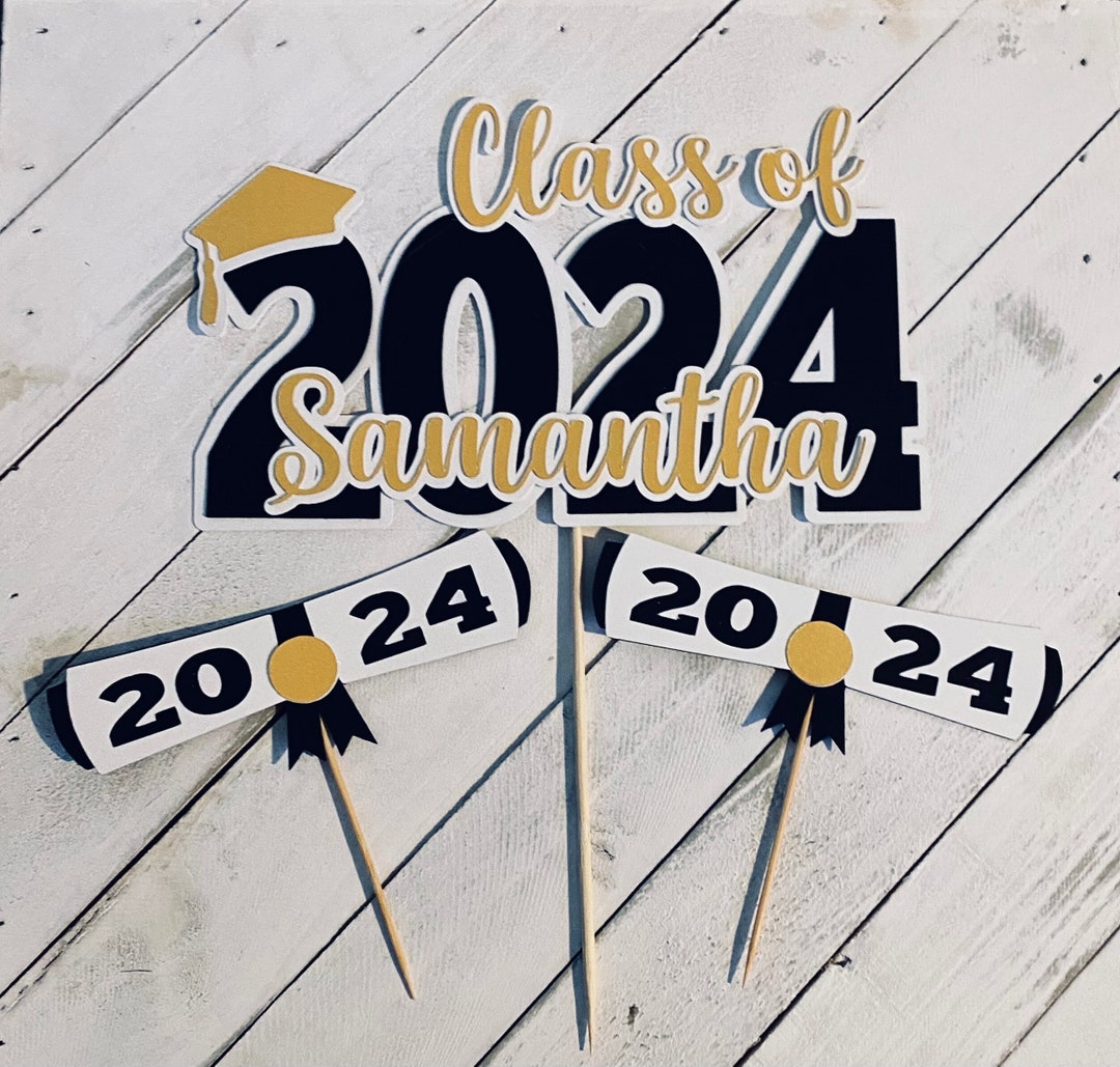 Graduation Centerpieces Graduation Photo Graduation 2024 - Etsy