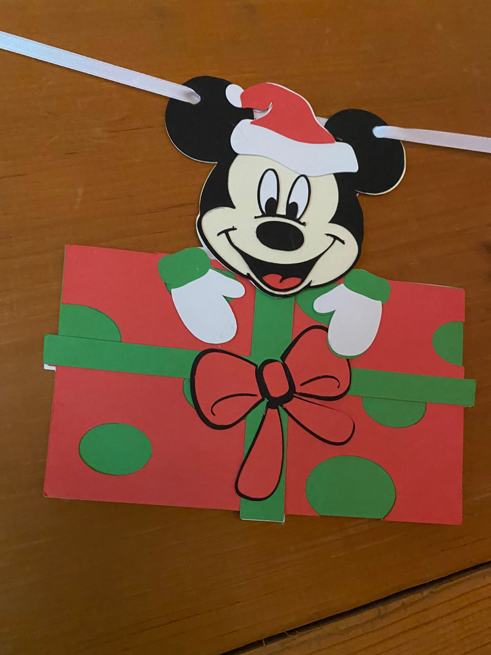 Mickey Mouse Christmas Banner Mickey Mouse Banner Mickey - Etsy