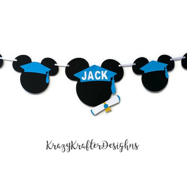 Mickey Graduation - Etsy